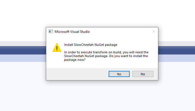 Visual Studio Extensions: SlowCheetah | Sascha Baumann